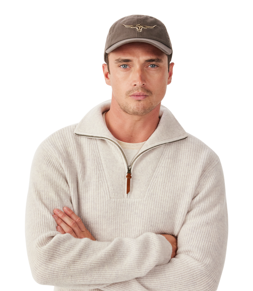 R.M. Williams Longhorn Twill Cap - Silt – Assef's
